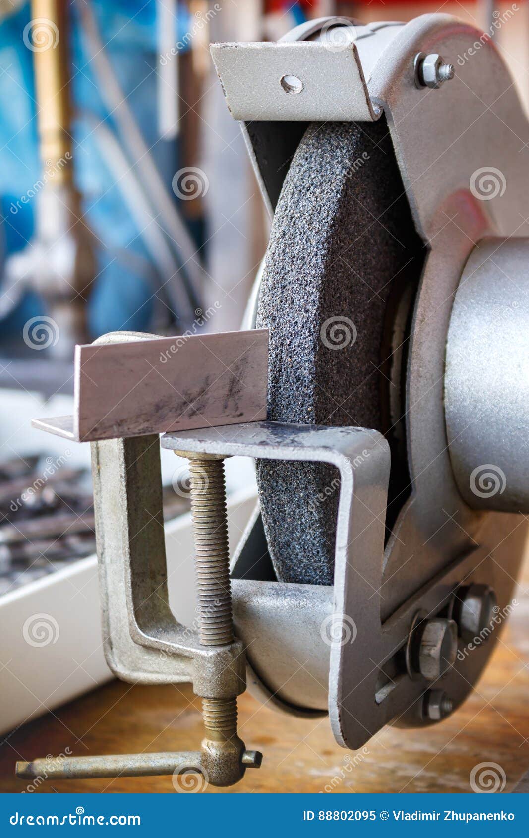 Grinding Machine in the Workshop for Tool Sharpening Stock Image ...
