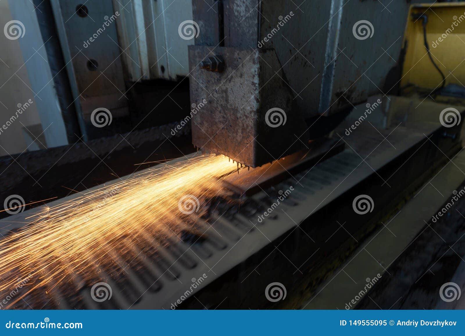 Grinding a Metal Part on a High-precision Surface Grinding Machine with ...