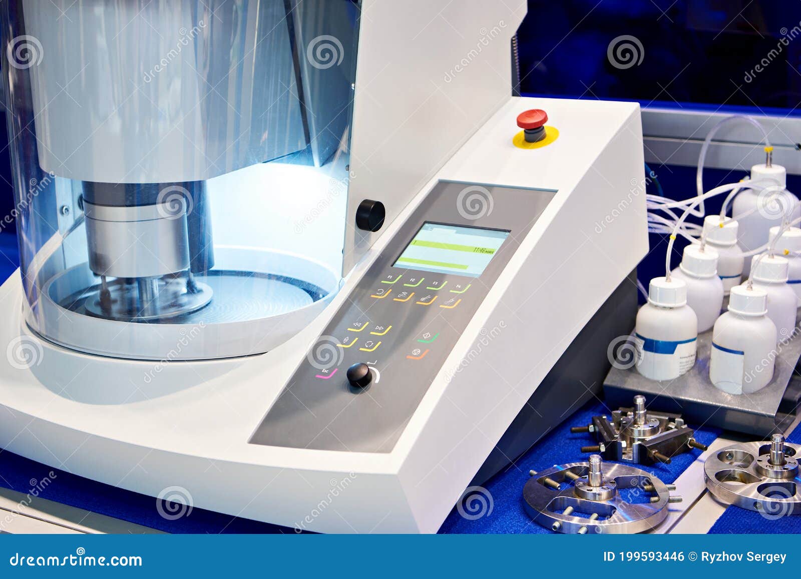 Grinding and Polishing Laboratory System Stock Photo - Image of ...