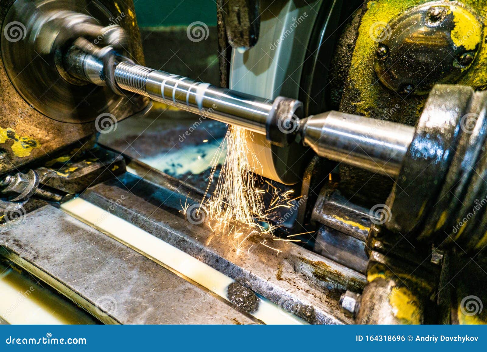 Grinding a Shaft on a Circular Grinding Machine with an Abrasive Stone ...