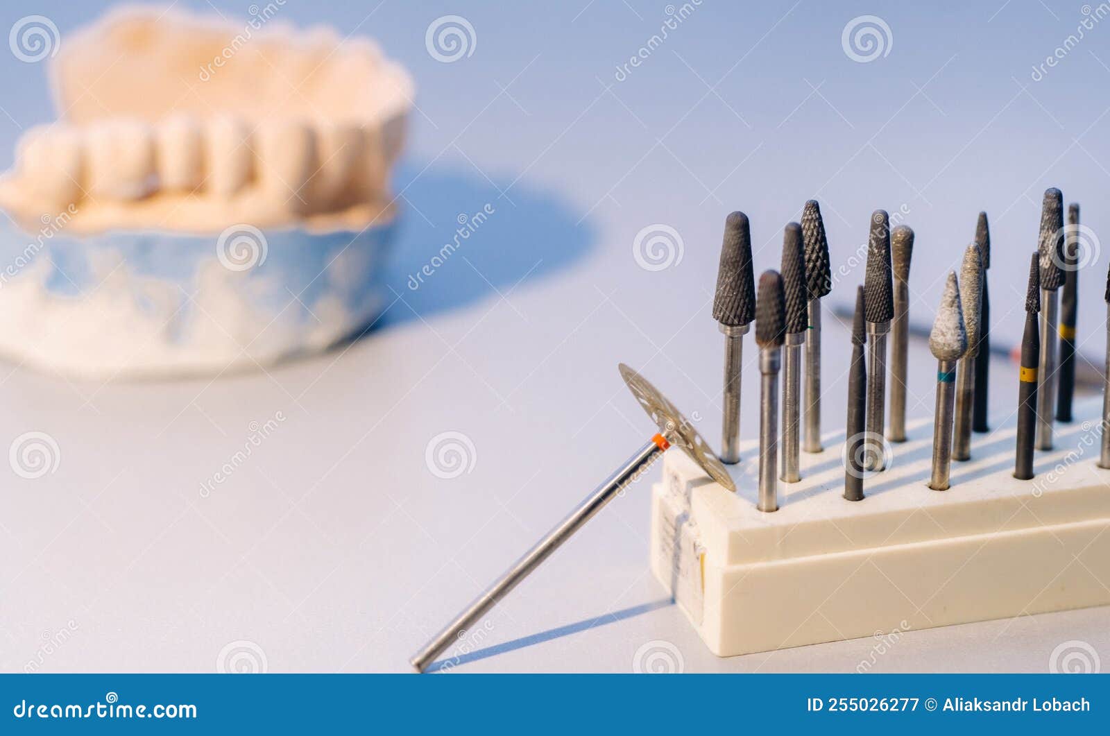 Grinding Tools and Drills for Dental Technicians Stock Image - Image of ...