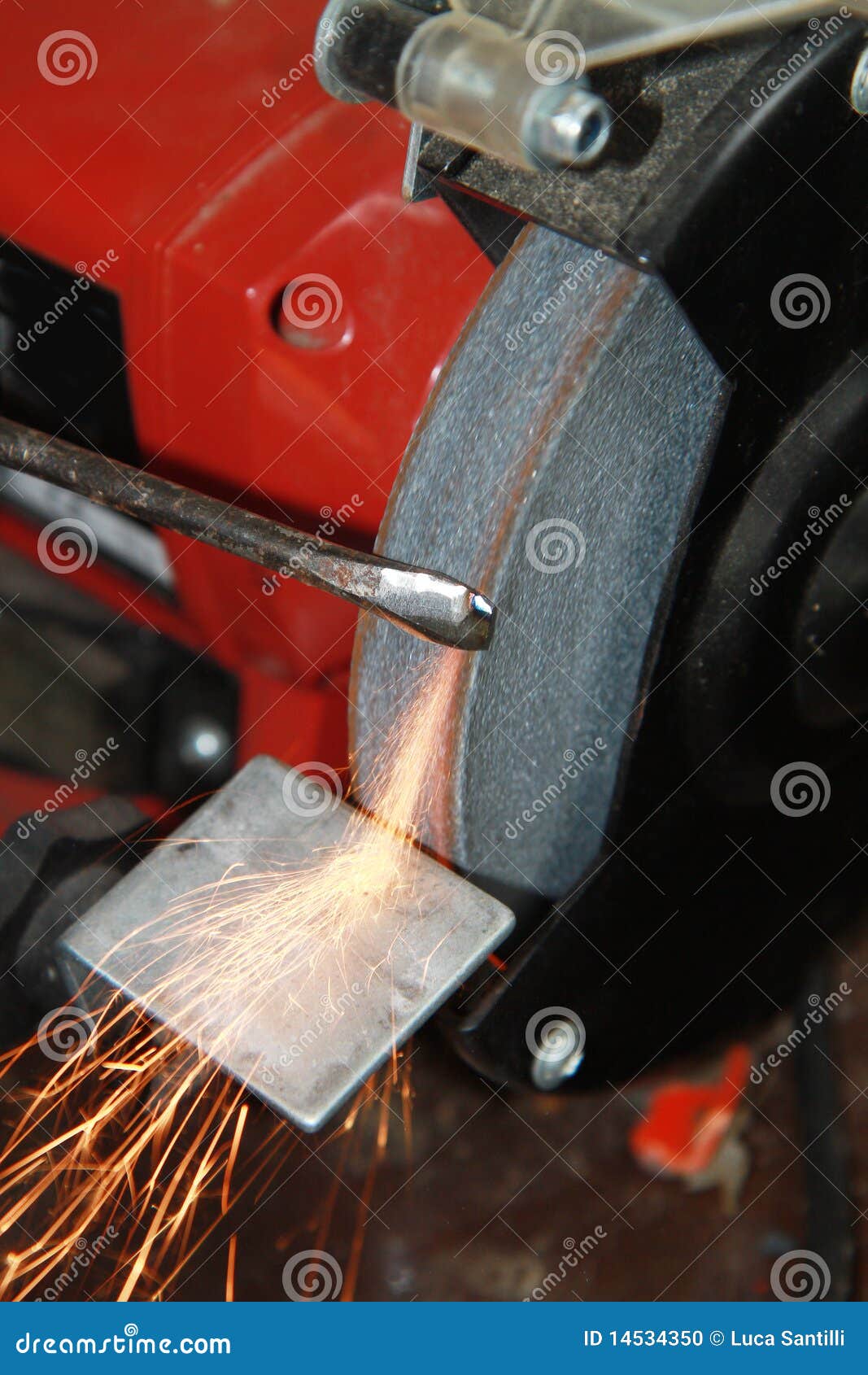 Grinding wheel stock photo. Image of grind, orange, craft - 14534350