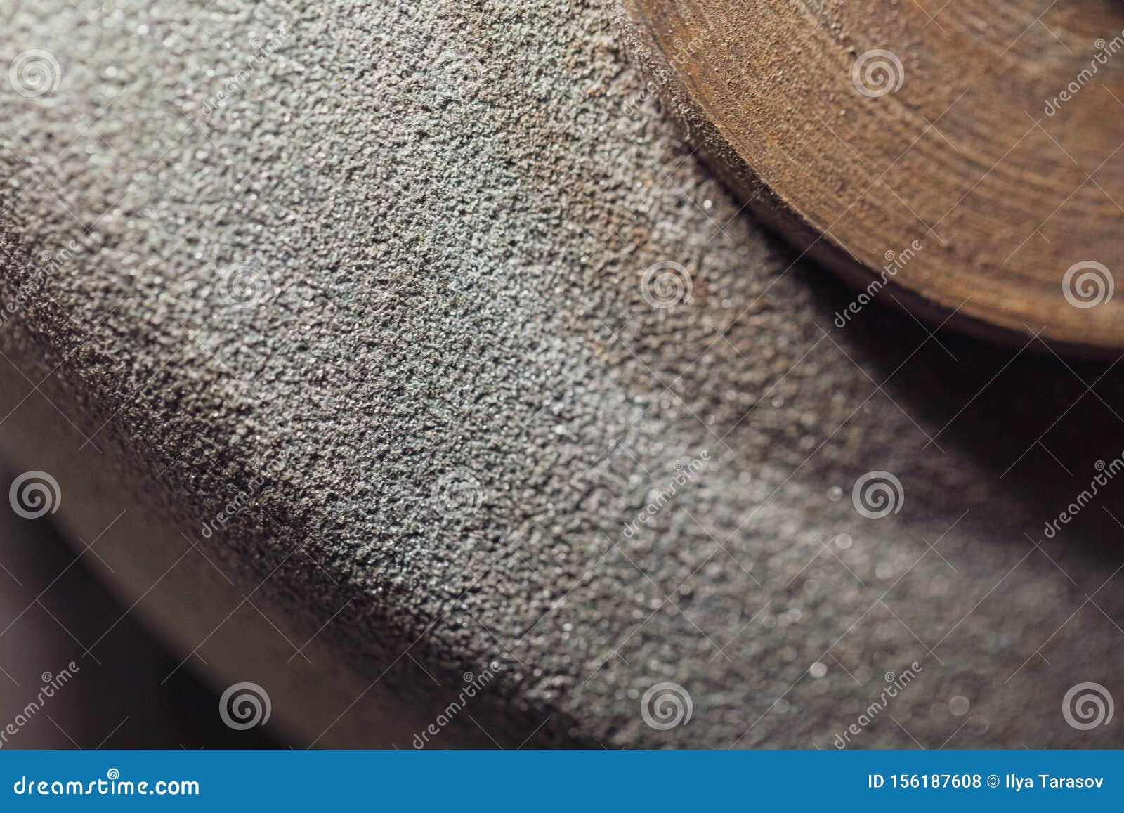 Grinding Wheel. the Rough Surface of an Old Grinding Wheel Stock Photo ...