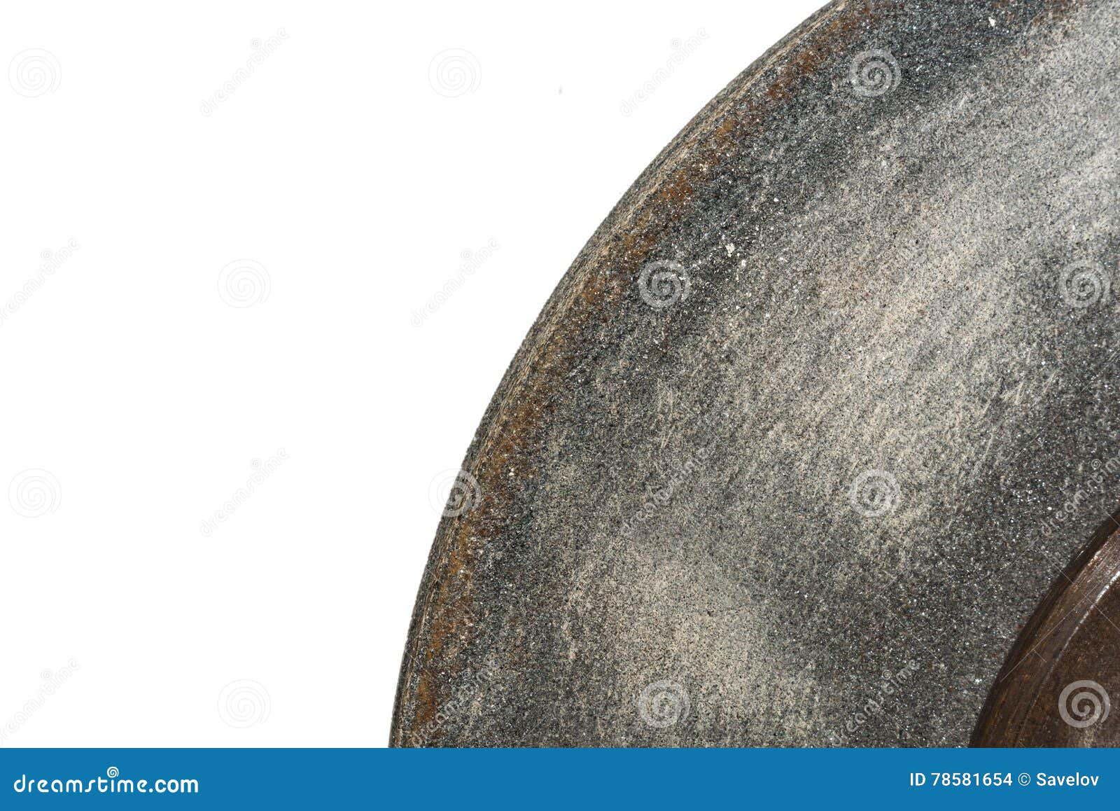 Grinding Wheel on a White Background Stock Photo - Image of isolated ...