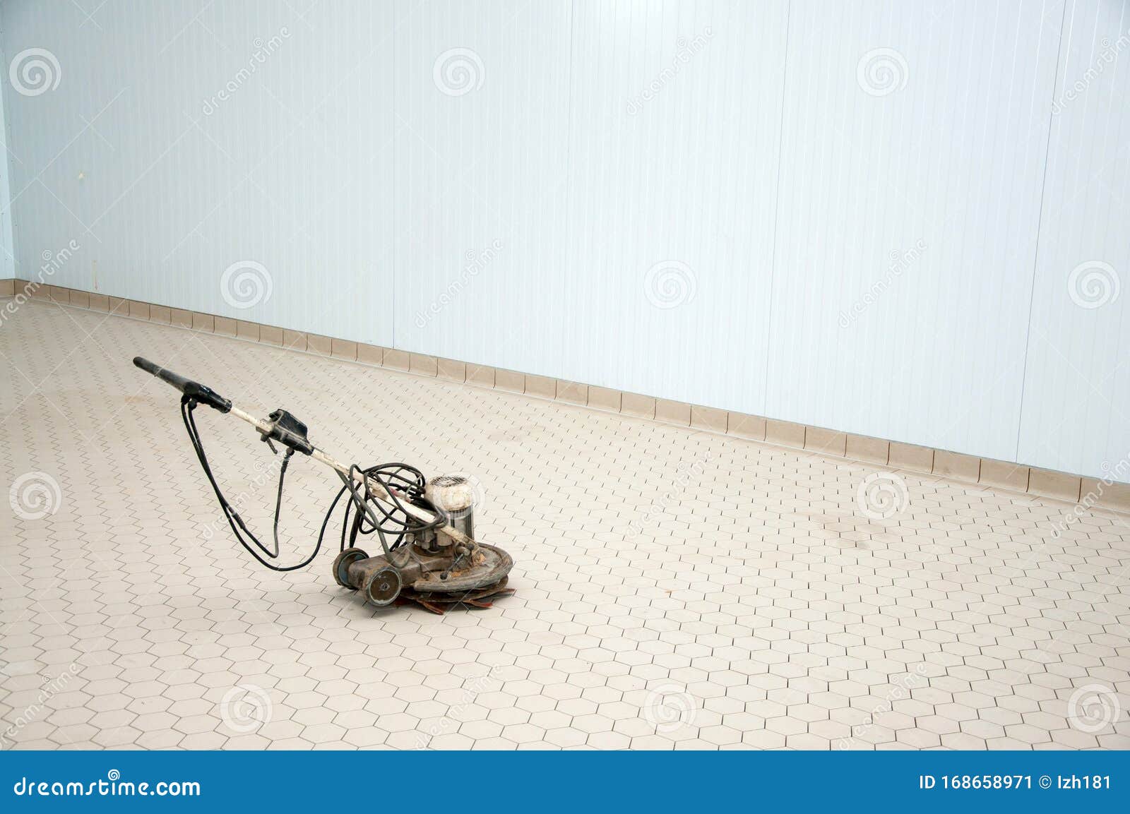 Closeup of Grinding Machine for Ceramic Tile at Workplace Stock Image ...