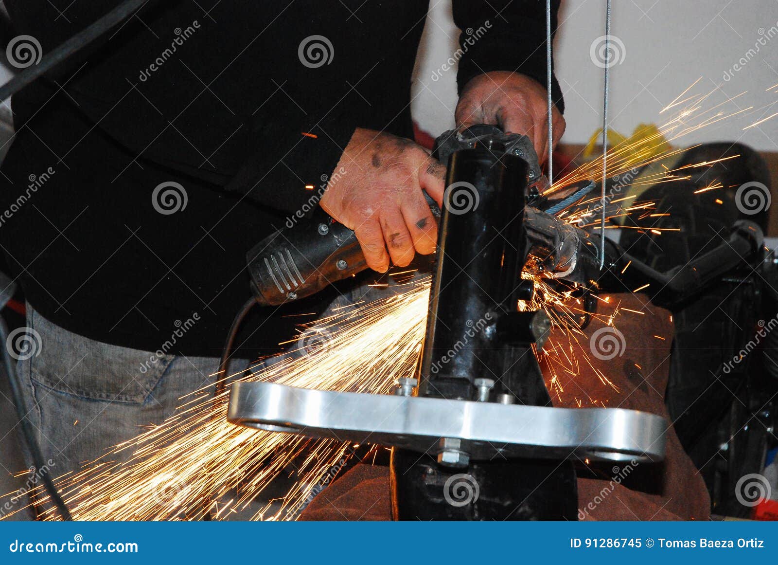 Grinding work stock image. Image of grinder, grinding - 91286745