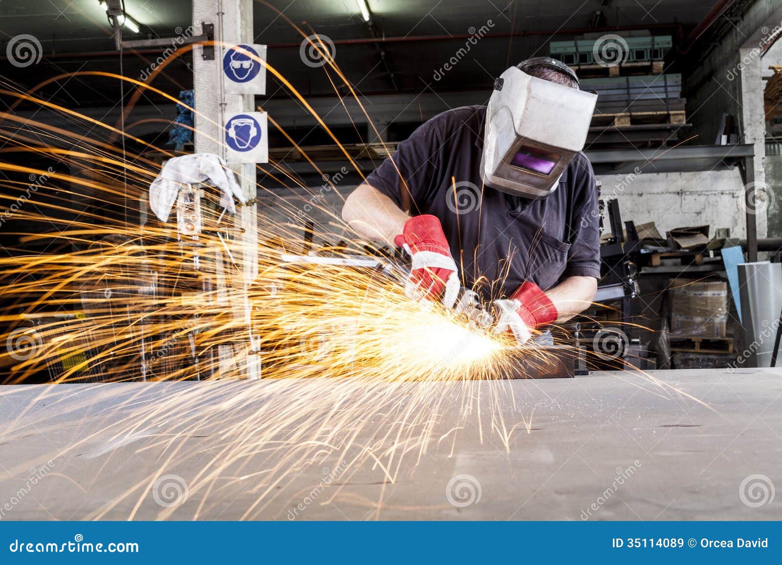 Gringing stock image. Image of labor, grinder, production - 35114089