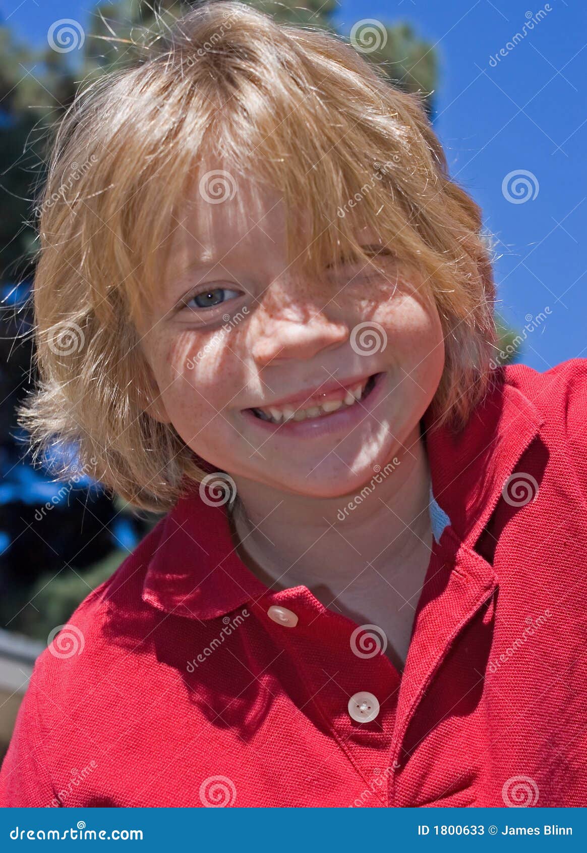 Grinning Kid stock image. Image of attractive, outdoors - 1800633