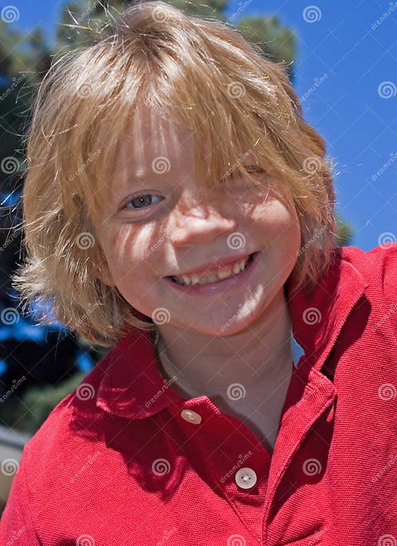 Grinning Kid stock image. Image of attractive, outdoors - 1800633