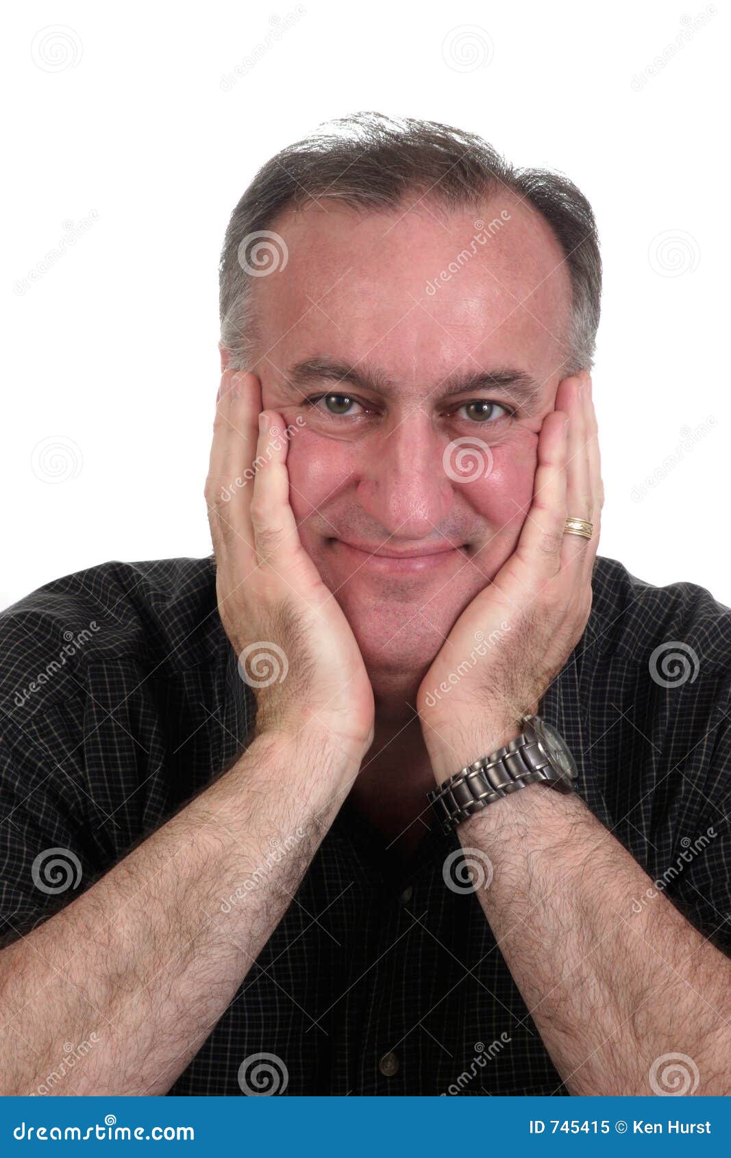 Grinning Man stock image. Image of direct, person, advertising - 745415