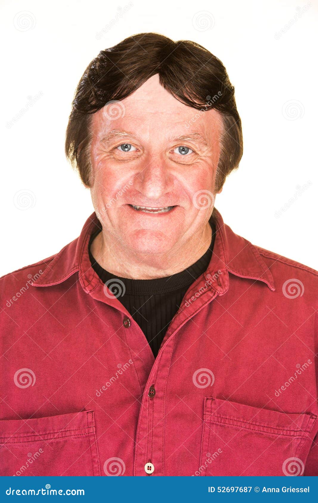 Grinning Man stock image. Image of caucasian, expression - 52697687