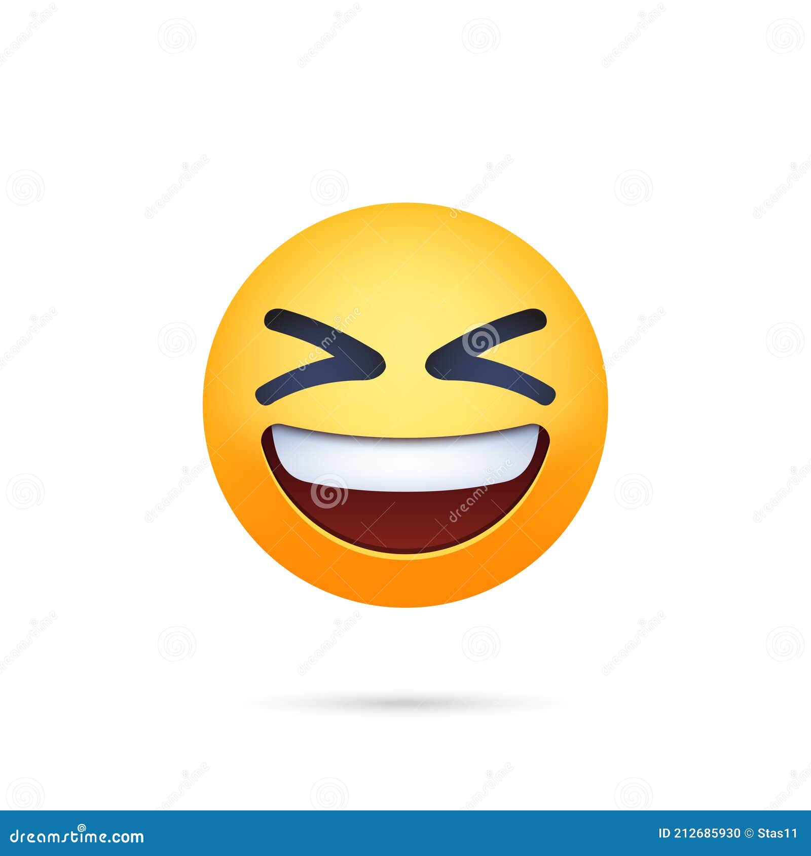 Squinting Face With Tongue Emoticon Outline Icon Vector Illustration ...