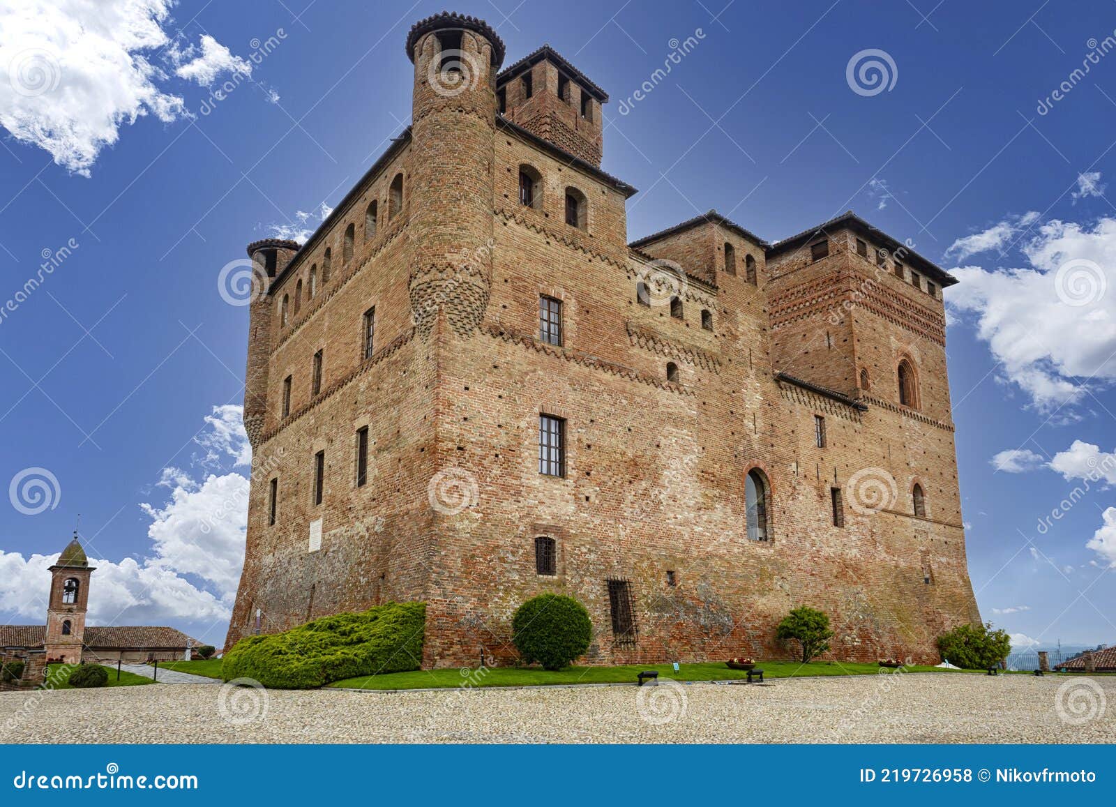 Grinzane Cavour Castle in Piedmont Stock Photo - Image of tourism ...