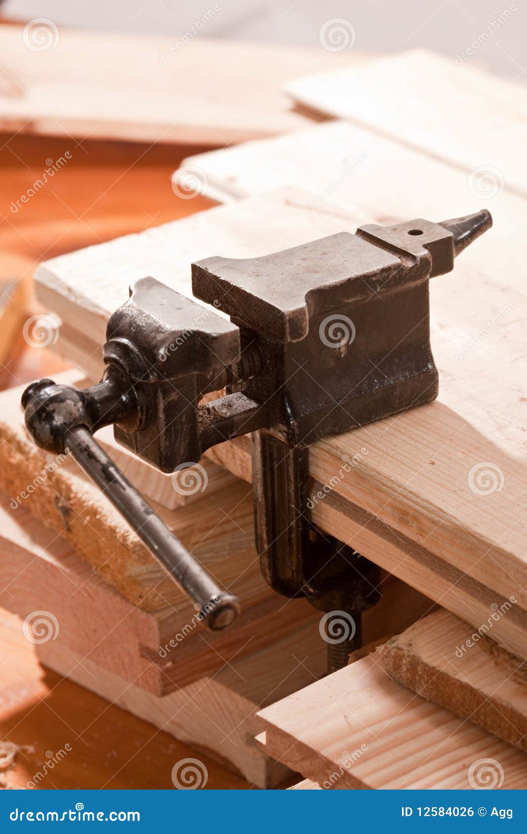 Grip vice stock photo. Image of hardware, tool, woodwork - 12584026