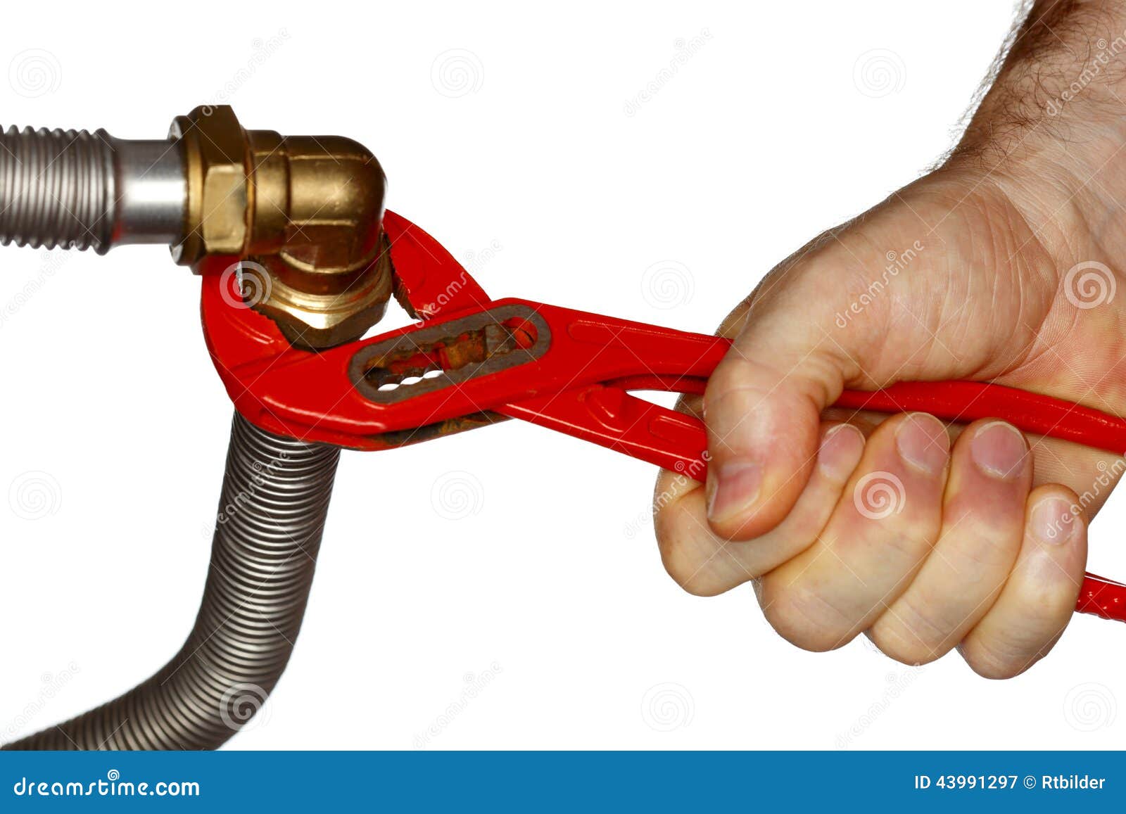 Gripper tool stock image. Image of pipe, equipment, color - 43991297