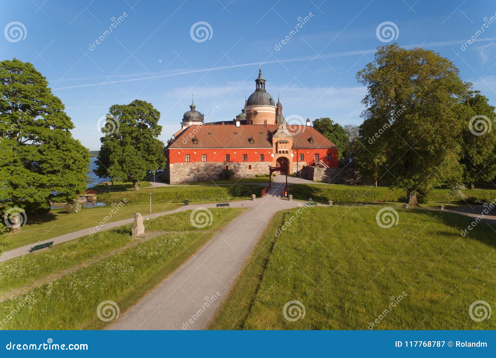 Gripsholm slott fotografering för bildbyråer. Bild av arkitektur ...