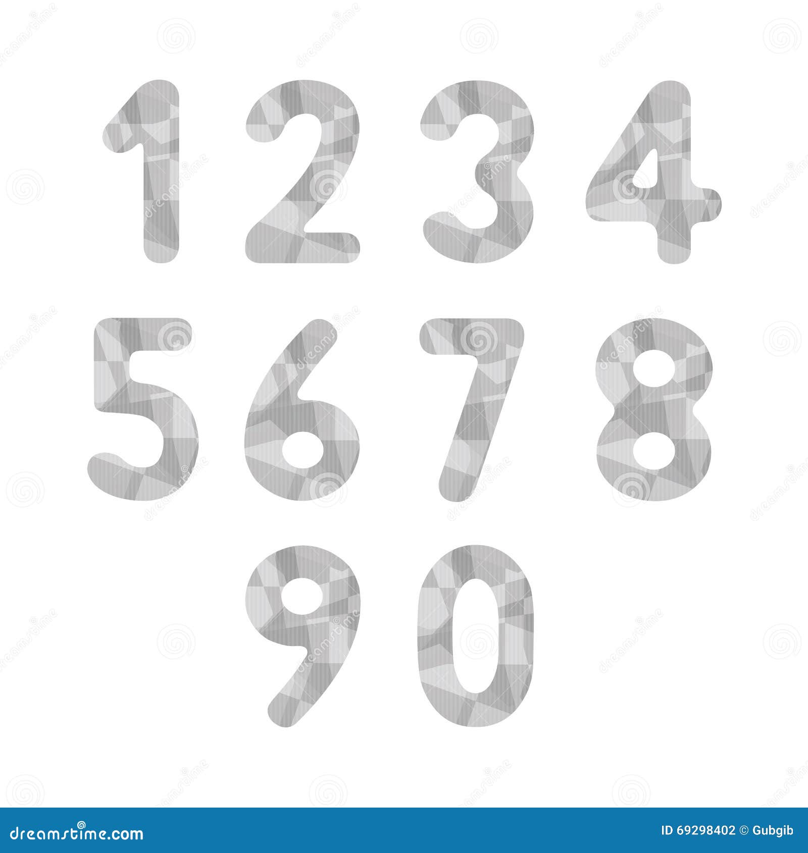 Gris abstrait numbers2 illustration de vecteur. Illustration du couleur ...