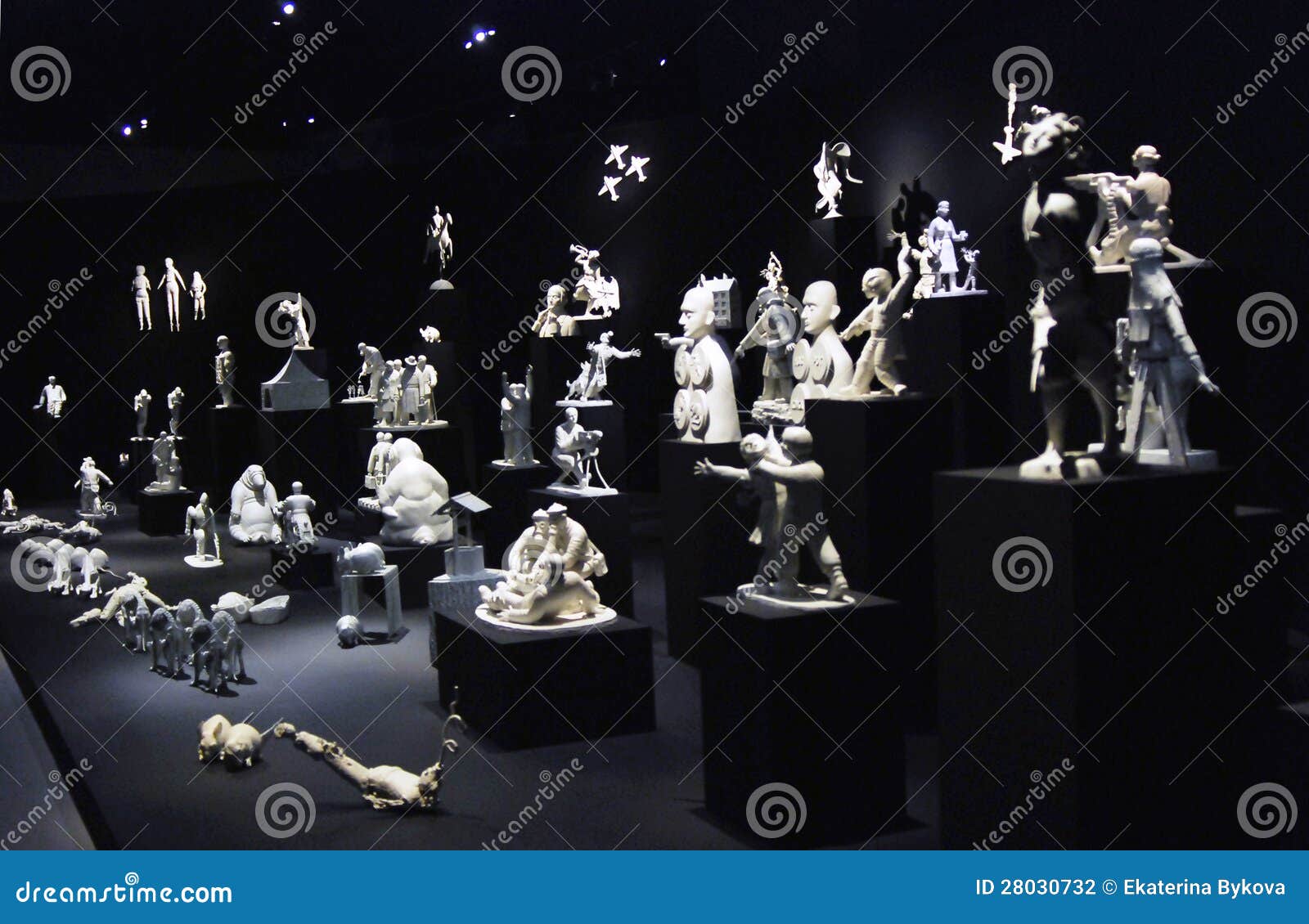 Grisha Bruskin. H-HOUR Sculpture Project Editorial Photography - Image ...