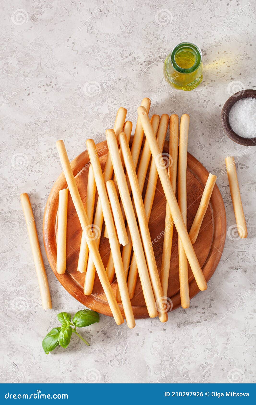 Grissini Crispy Italian Bread Sticks Stock Photo - Image of bread, grey ...