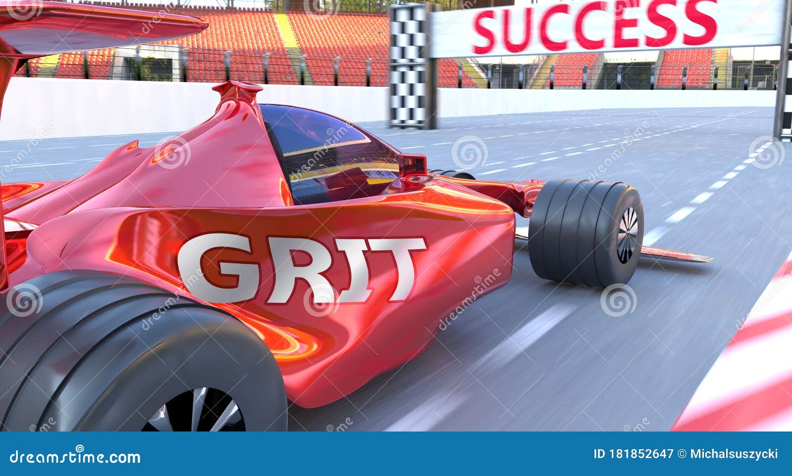 Grit and Success - Pictured As Word Grit and a F1 Car, To Symbolize ... Grit and Success - Pictured As Word Grit and a F1 Car, To Symbolize ...