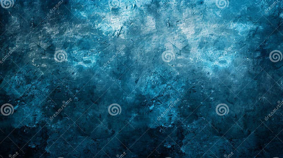 Gritty Blue Grunge Texture Background with Vignette Effect Stock Photo ...