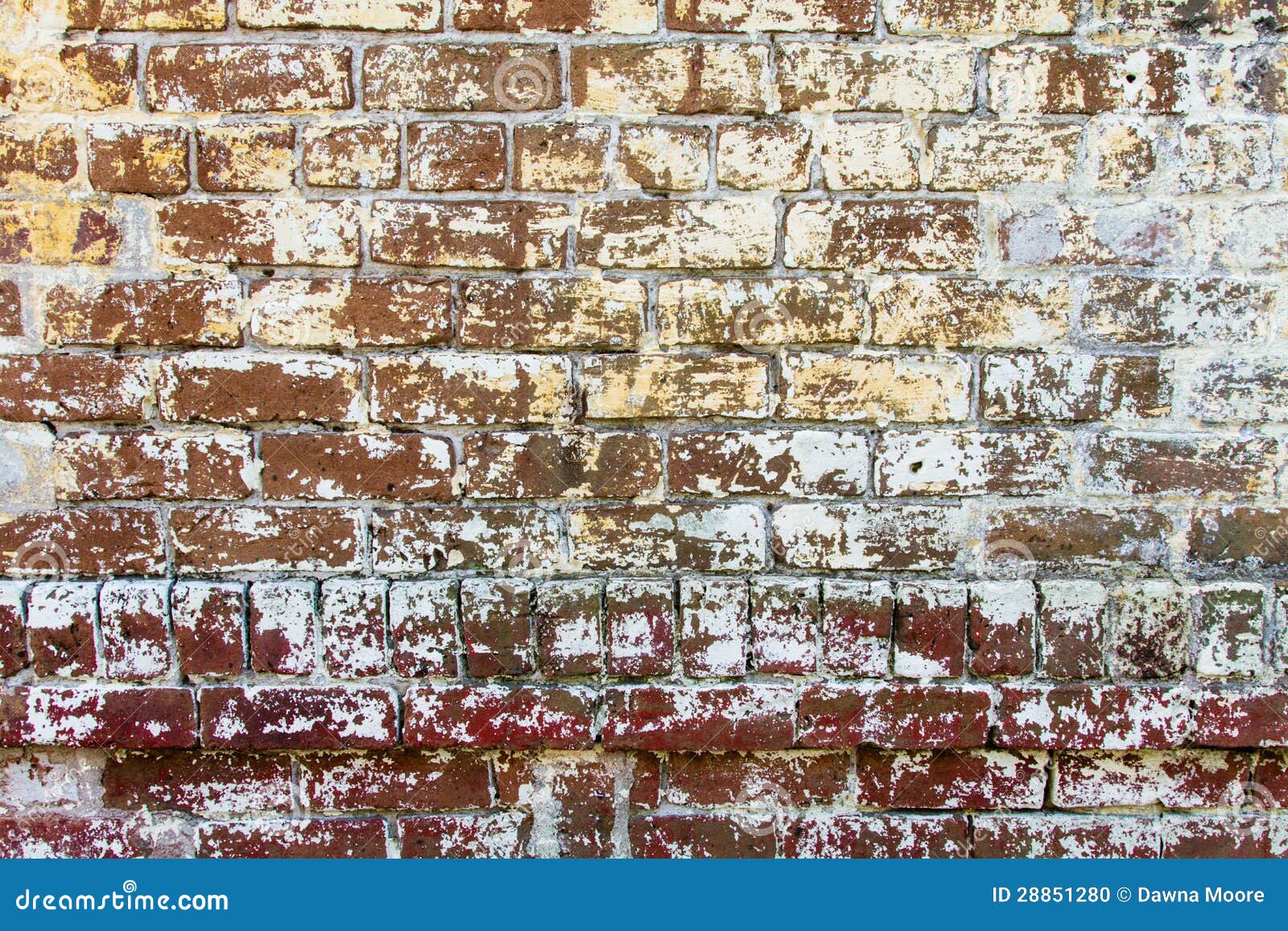 Gritty Brick Wall stock photo. Image of full, construction - 28851280