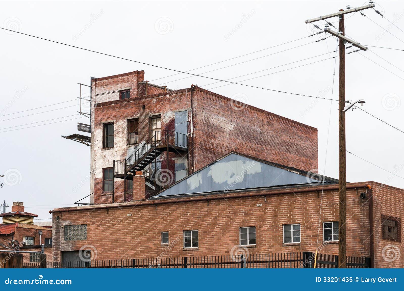 Gritty Building in Reno, Nevada Stock Image - Image of brown, city ...