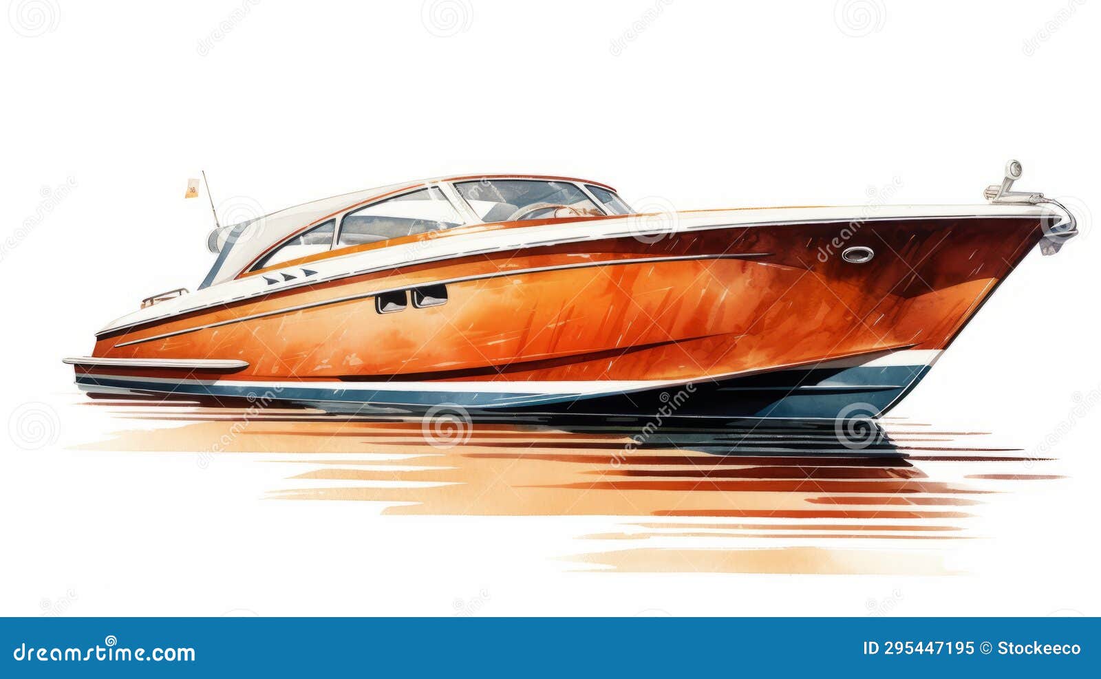Gritty Elegance Jet Ski Flat Silhouette Outline In Luxurious Cargopunk ...