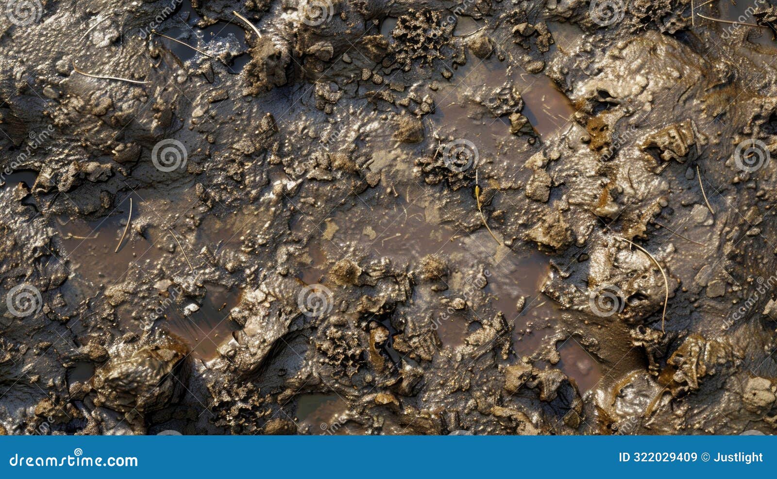 Gritty and Grainy this Mud Texture Features Small Clumps of Dirt ...