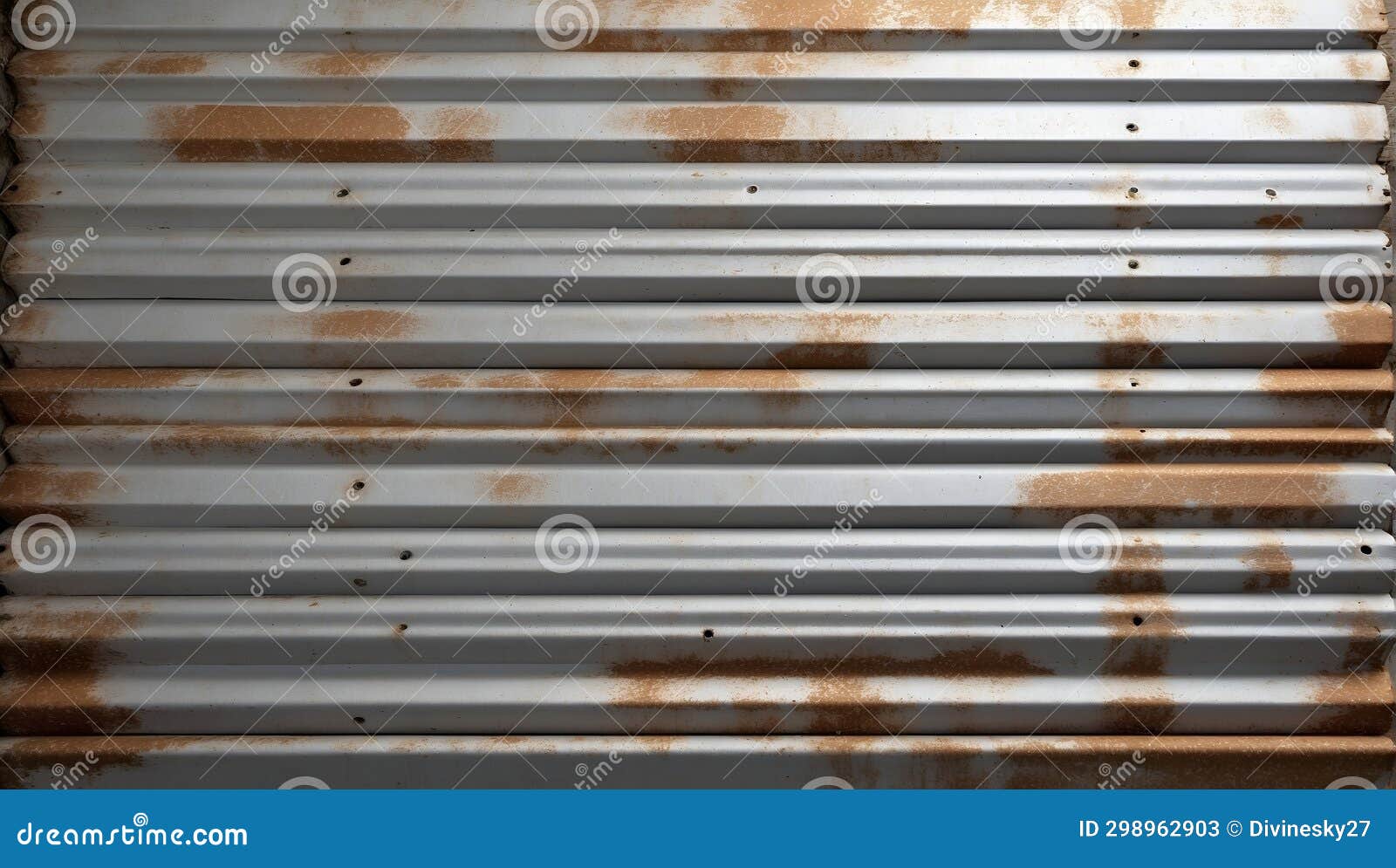 Corrugated Steel Texture for Blender. Ai Generated Stock Illustration ...