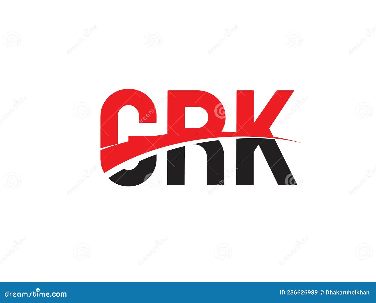 GRK Letter Initial Logo Design Vector Illustration Stock Vector ...