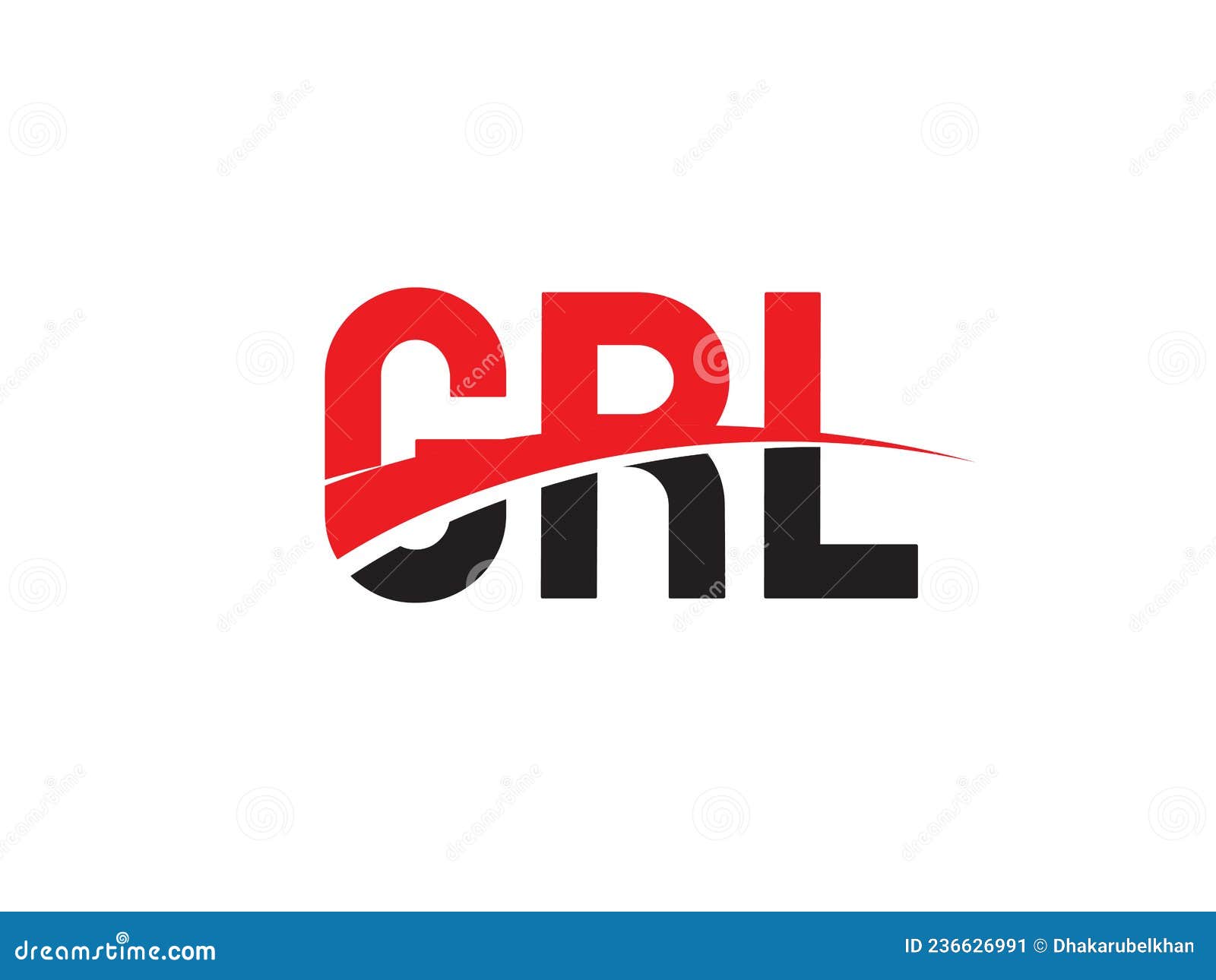 GRL Letter Initial Logo Design Vector Illustration Stock Vector ...