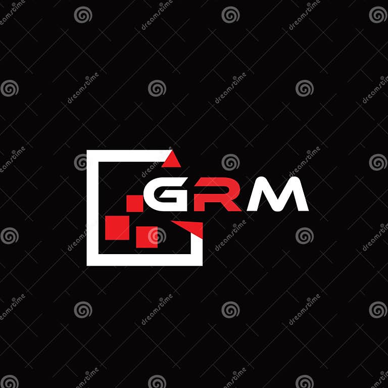 GRM Creative Minimalist Letter Logo. GRM Unique Vector Initials ...