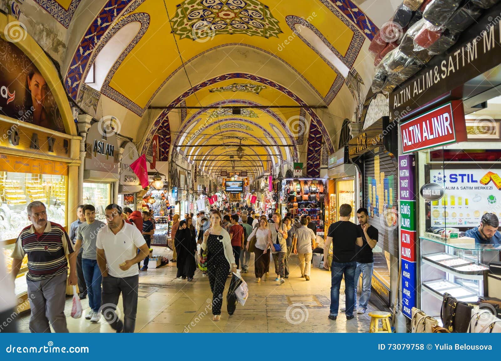 Großartiger Basar in Istanbul Redaktionelles Stockfoto - Bild von asien ...