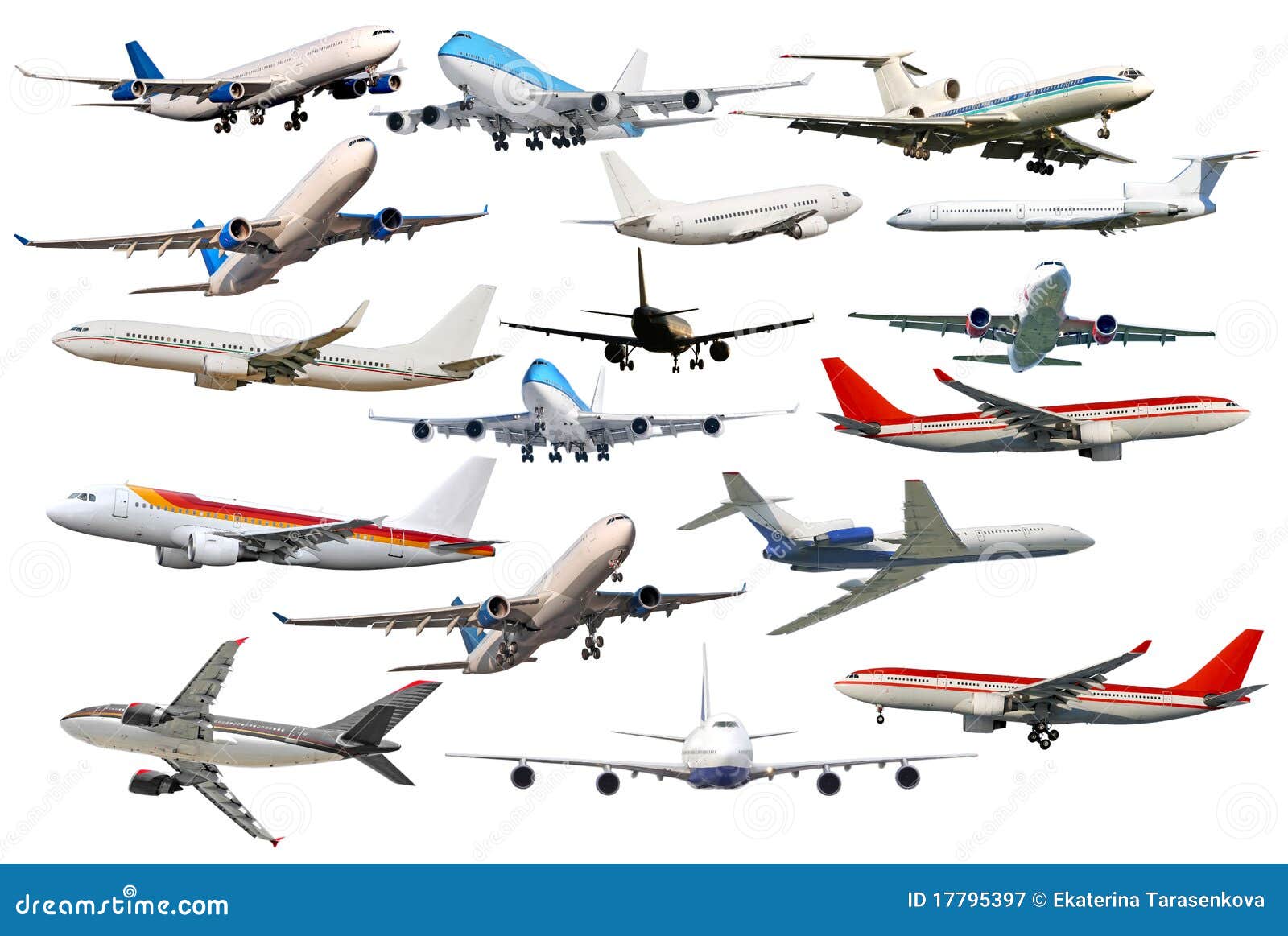 Große Ansammlung Flugzeuge. Stockbild - Bild von transport, luftfahrt ...