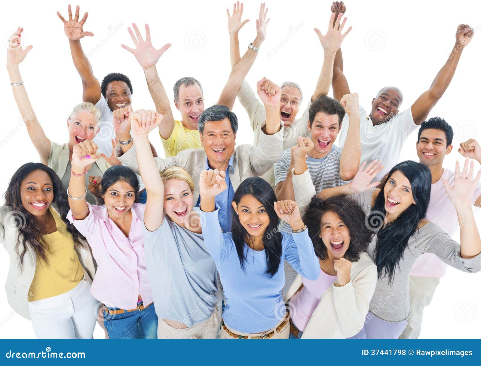 Große Gruppe Feiernde Weltleute Stockfoto - Bild von afrikanisch ...