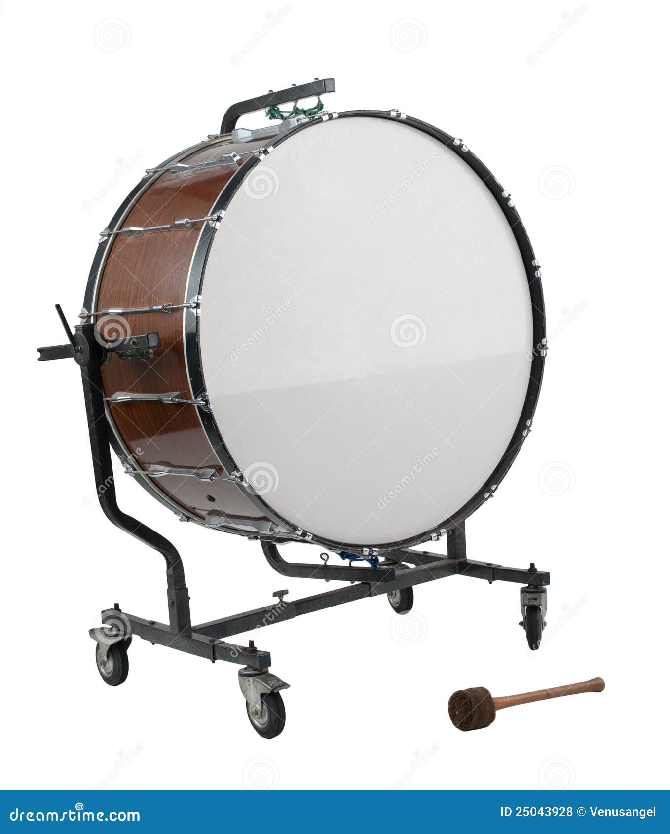 Große Trommel stockfoto. Bild von farbe, instrumente - 25043928