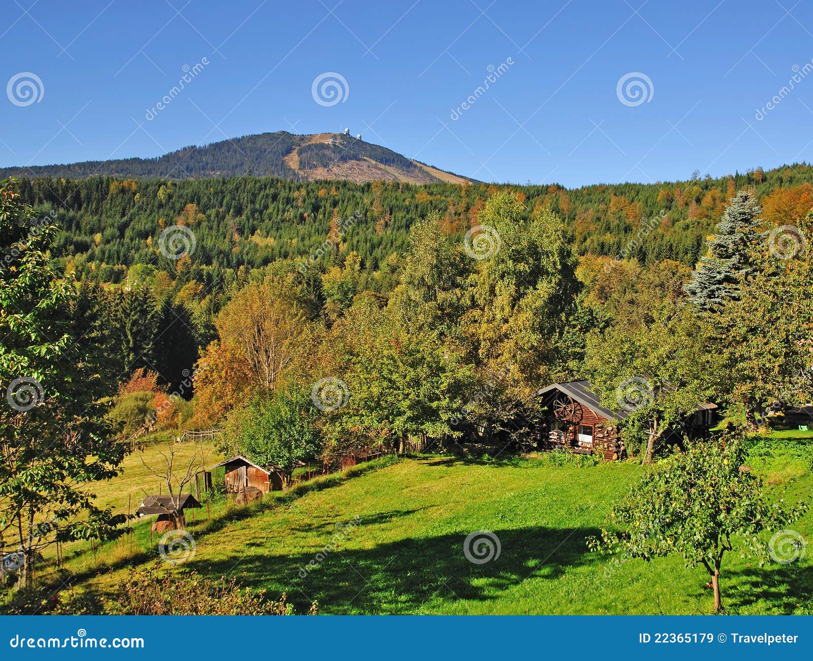 Großer Arber Berg, Bayerischer Wald Stockbild - Bild von berg ...