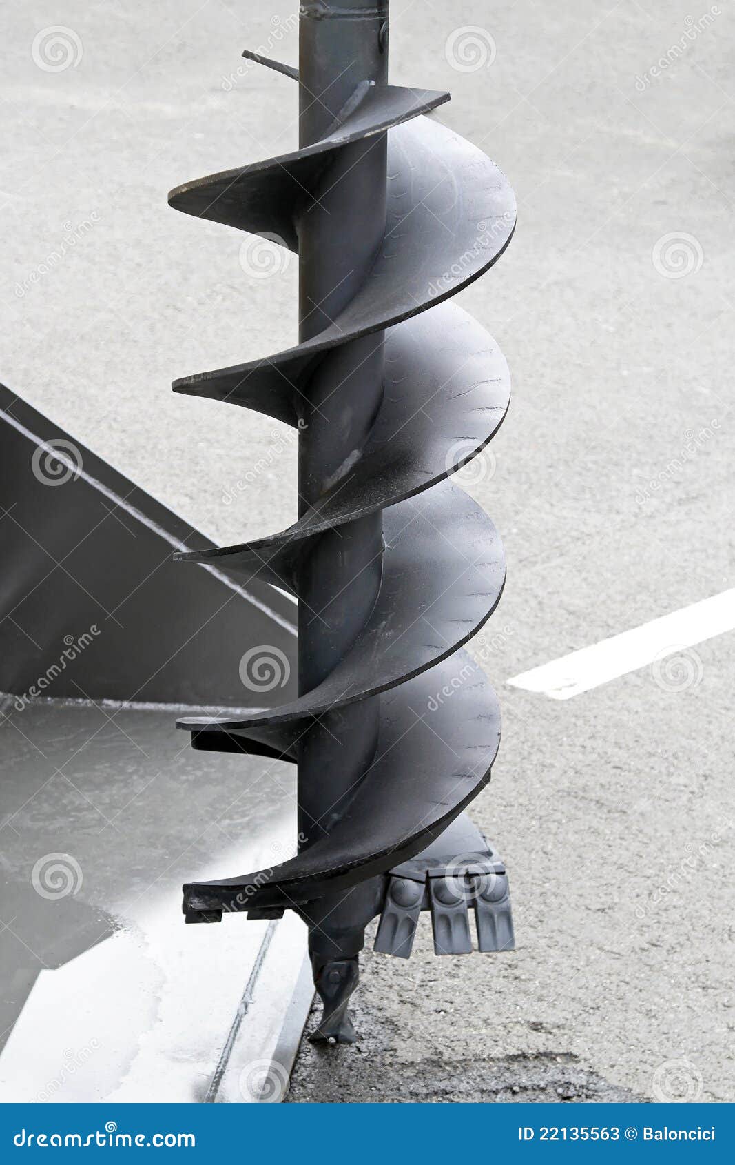 Großer Bohrer stockbild. Bild von aufbau, schwer, einheit - 22135563