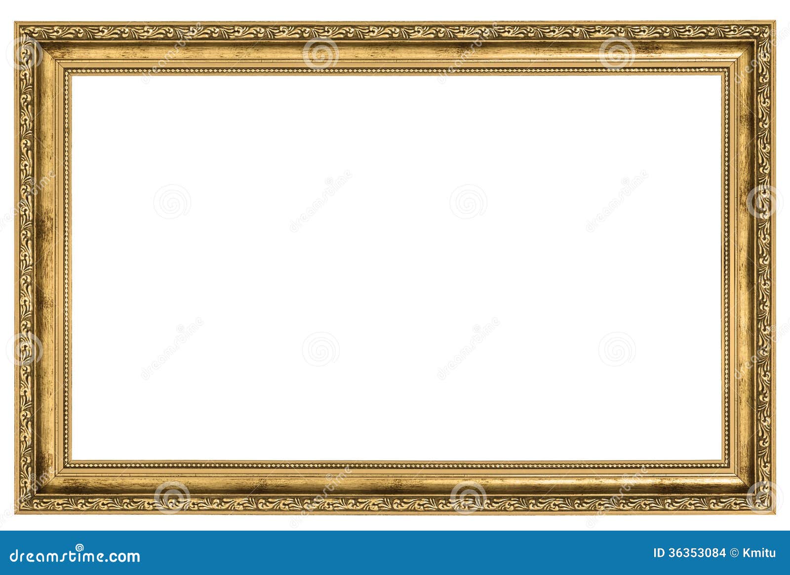 Großer goldener Rahmen stockfoto. Bild von handwerk, gold - 36353084