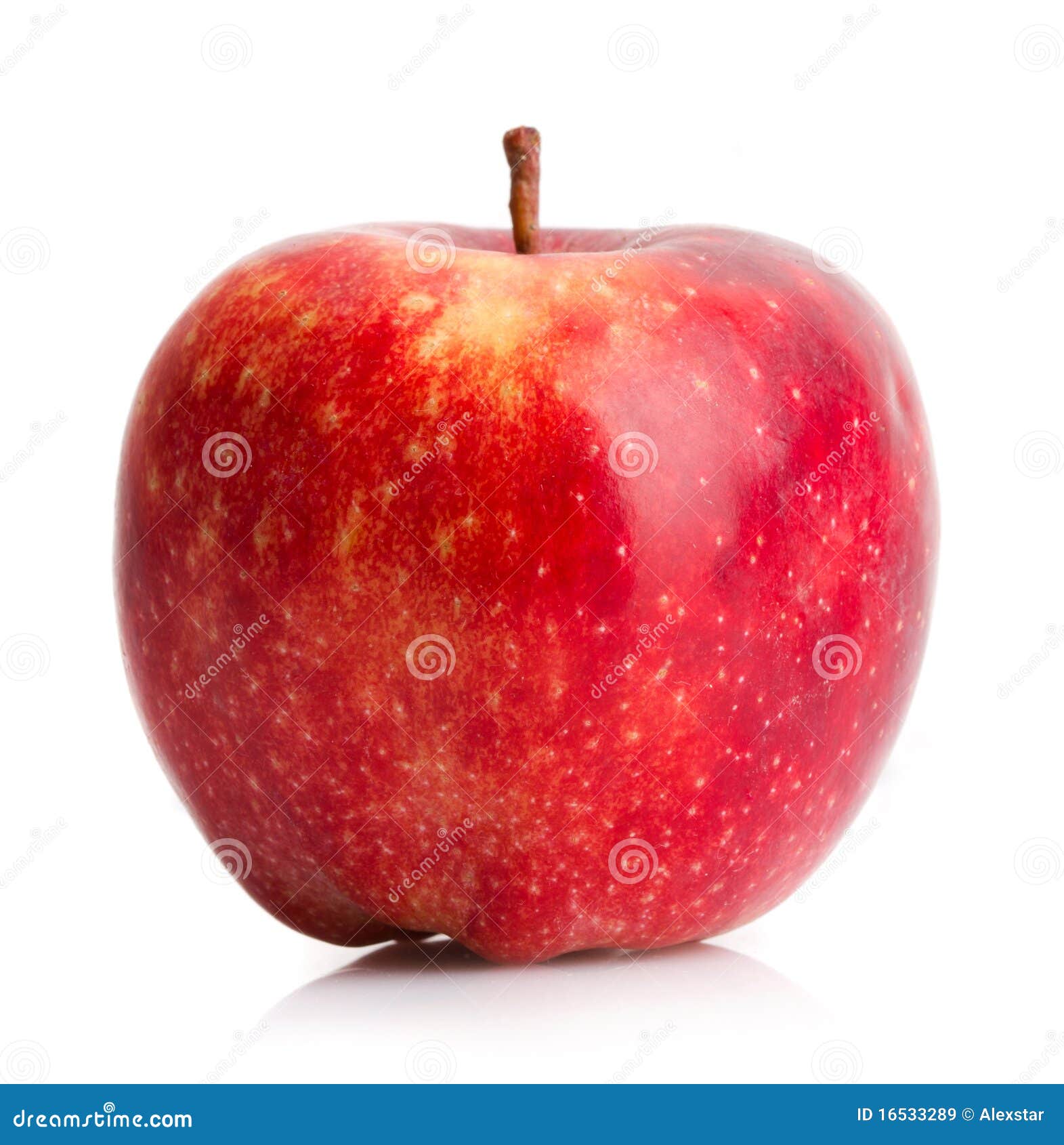 Großer roter Apfel stockbild. Bild von diät, fruchtig - 16533289