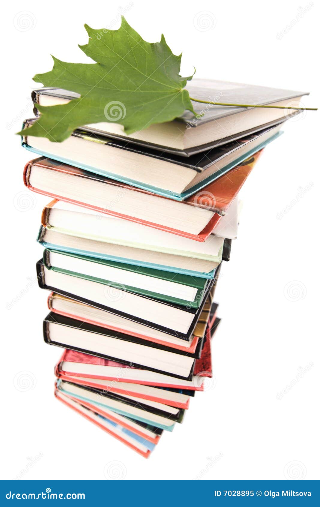 Großer Stapel Der Bücher Getrennt Stockbild - Bild von buch, literatur ...