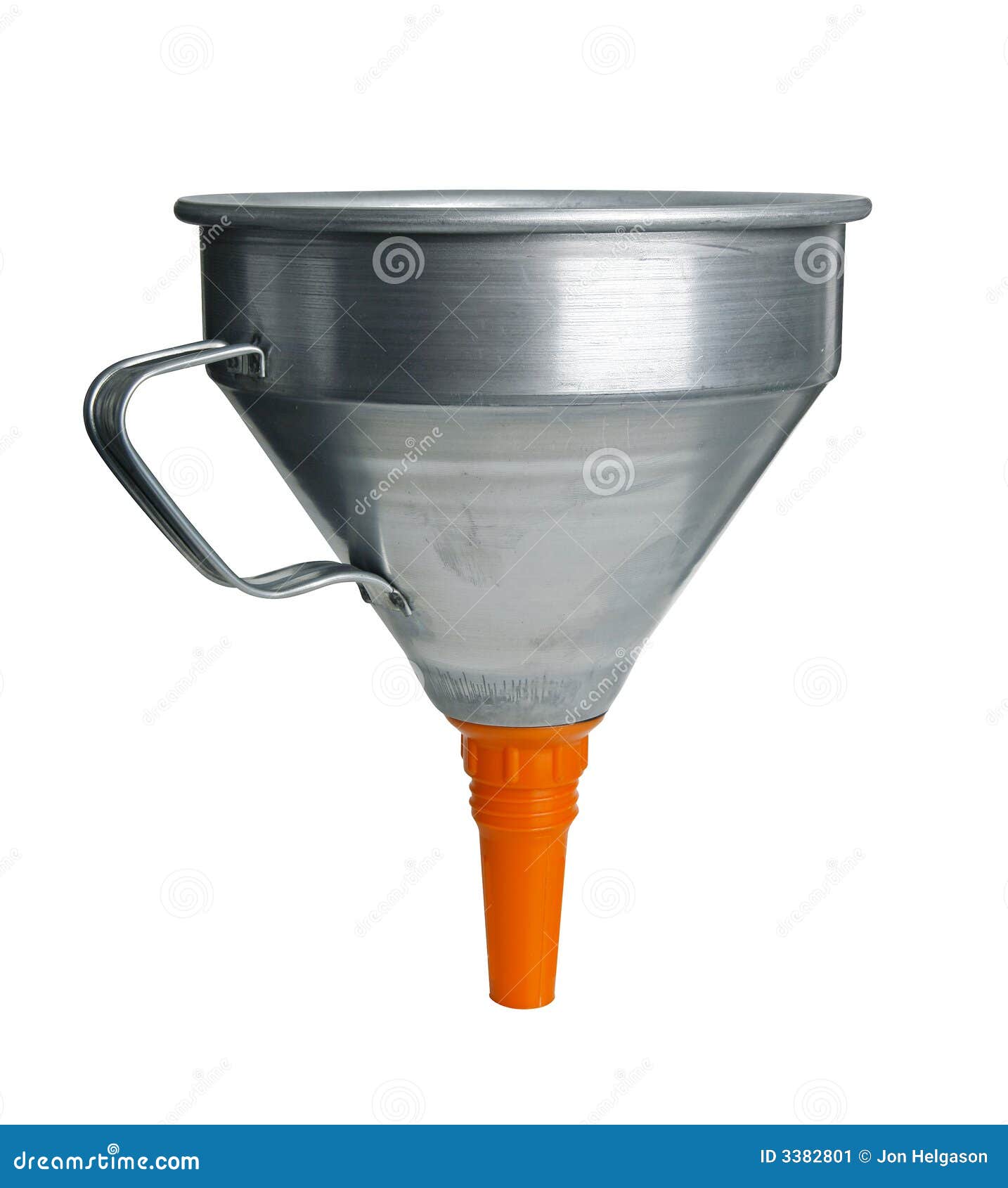 Großer Trichter mit Pfad stockbild. Bild von dose, trichter - 3382801