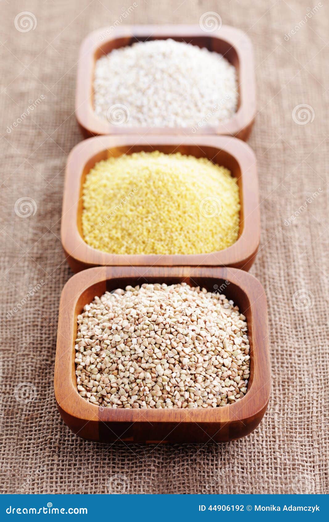 Groats stock photo. Image of brown, food, bowl, cereal - 44906192