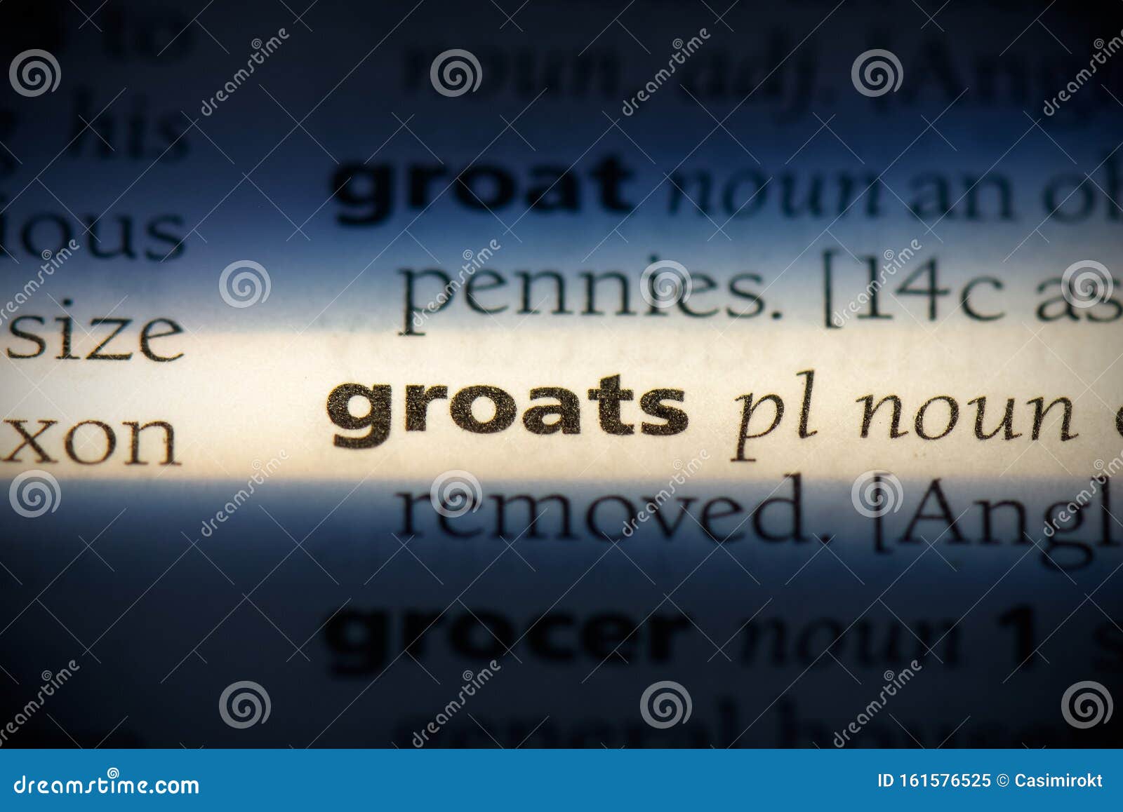 Groats stock image. Image of vocabulary, idea, thesaurus - 161576525