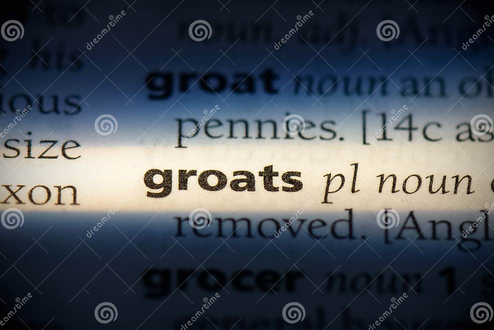 Groats stock image. Image of vocabulary, idea, thesaurus - 161576525