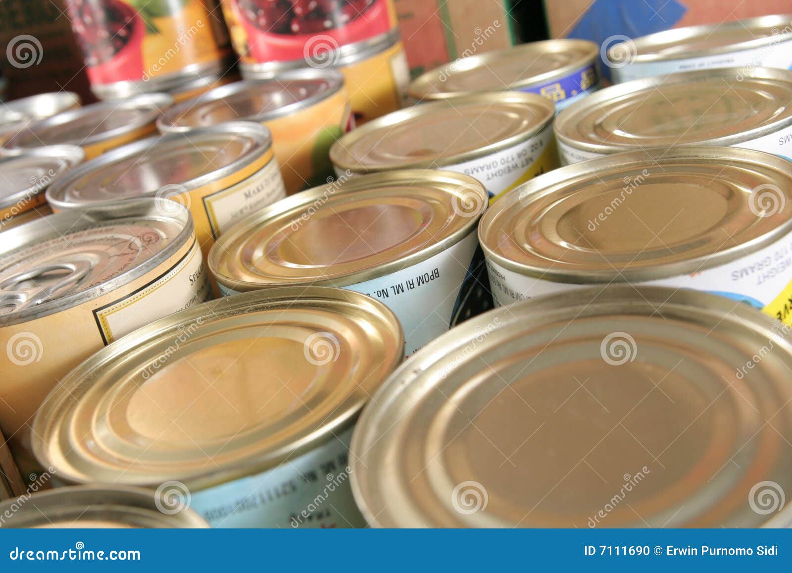 Groceries cans stock photo. Image of shop, variety, produce - 7111690