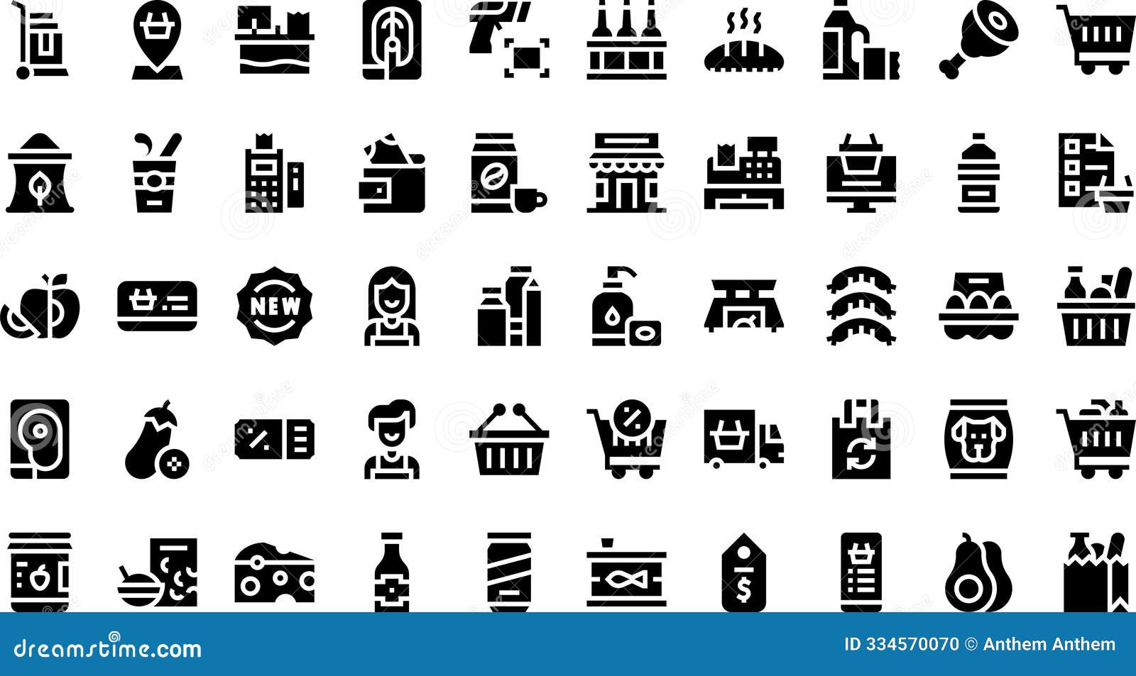 Grocery Icons High-Quality Vector Icons Collection with Editable Stroke ...