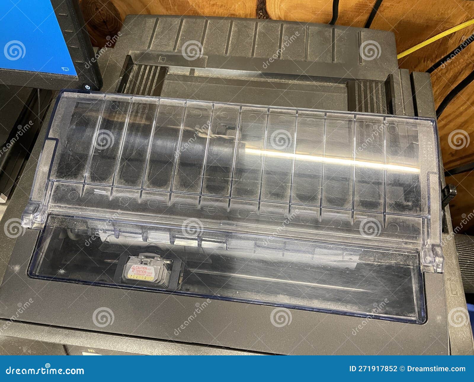 Grocery Store Old OKI Microline 420 Printer for DSD Editorial Photography - Image of button ...