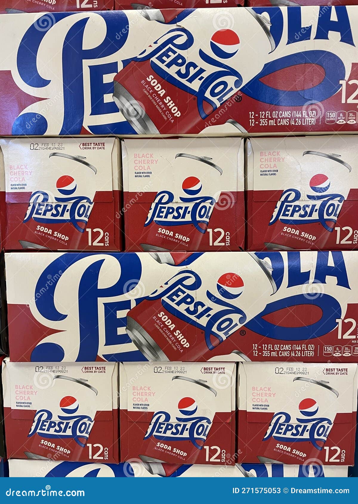 Can Of Soda Shop Canned In Usa Pepsi Cola Soda Made With Real Sugar